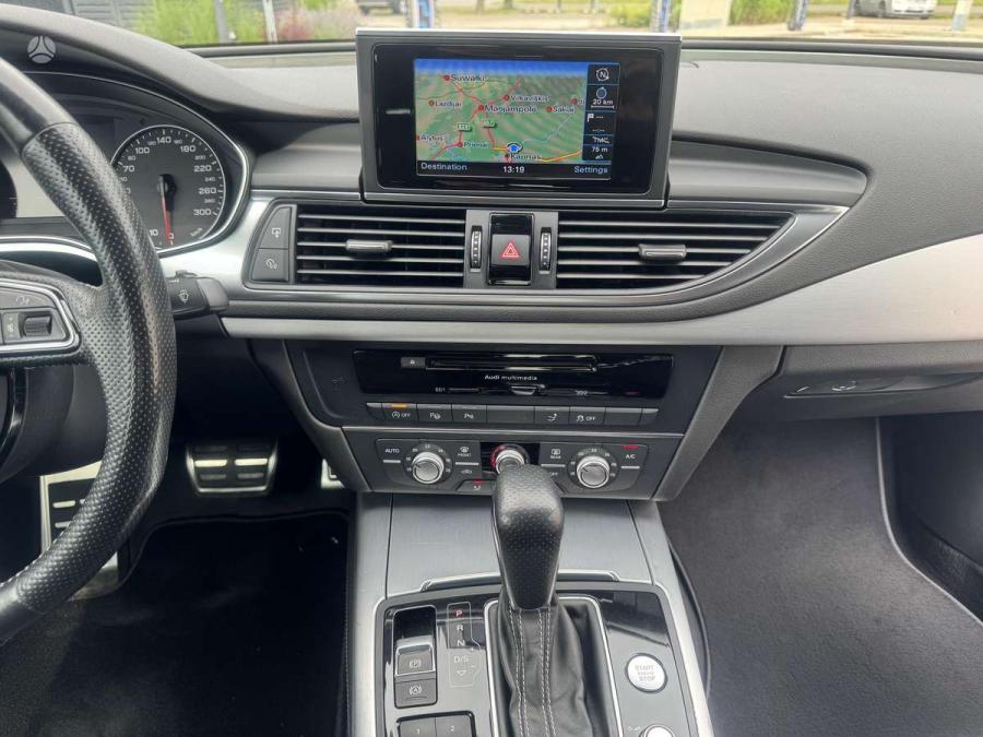 Black Audi A7 Sportback 2016 in Kaunas, with an engine capacity of 3.00 L and mileage of 261 thousand km for 16800 €, photo 30 on AUTOMOTO.COM.LV