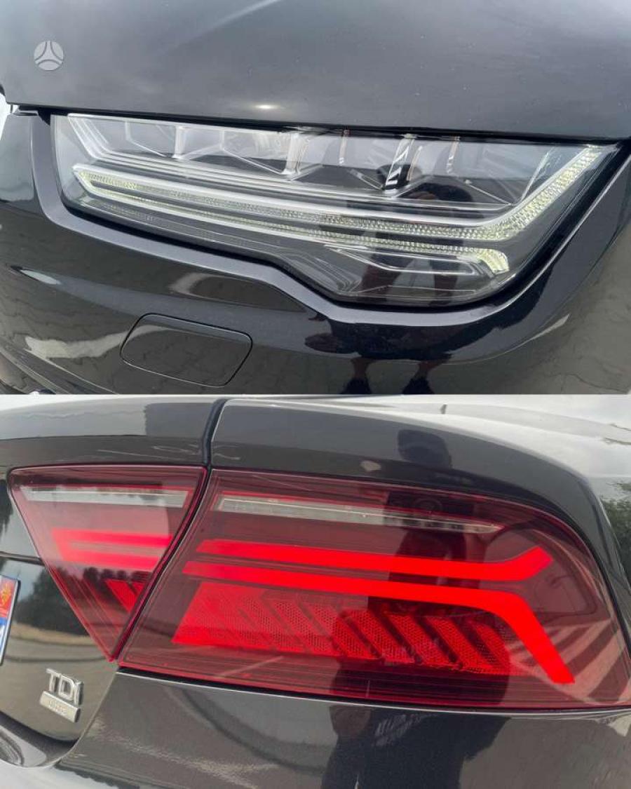 Black Audi A7 Sportback 2016 in Kaunas, with an engine capacity of 3.00 L and mileage of 261 thousand km for 16800 €, photo 39 on AUTOMOTO.COM.LV