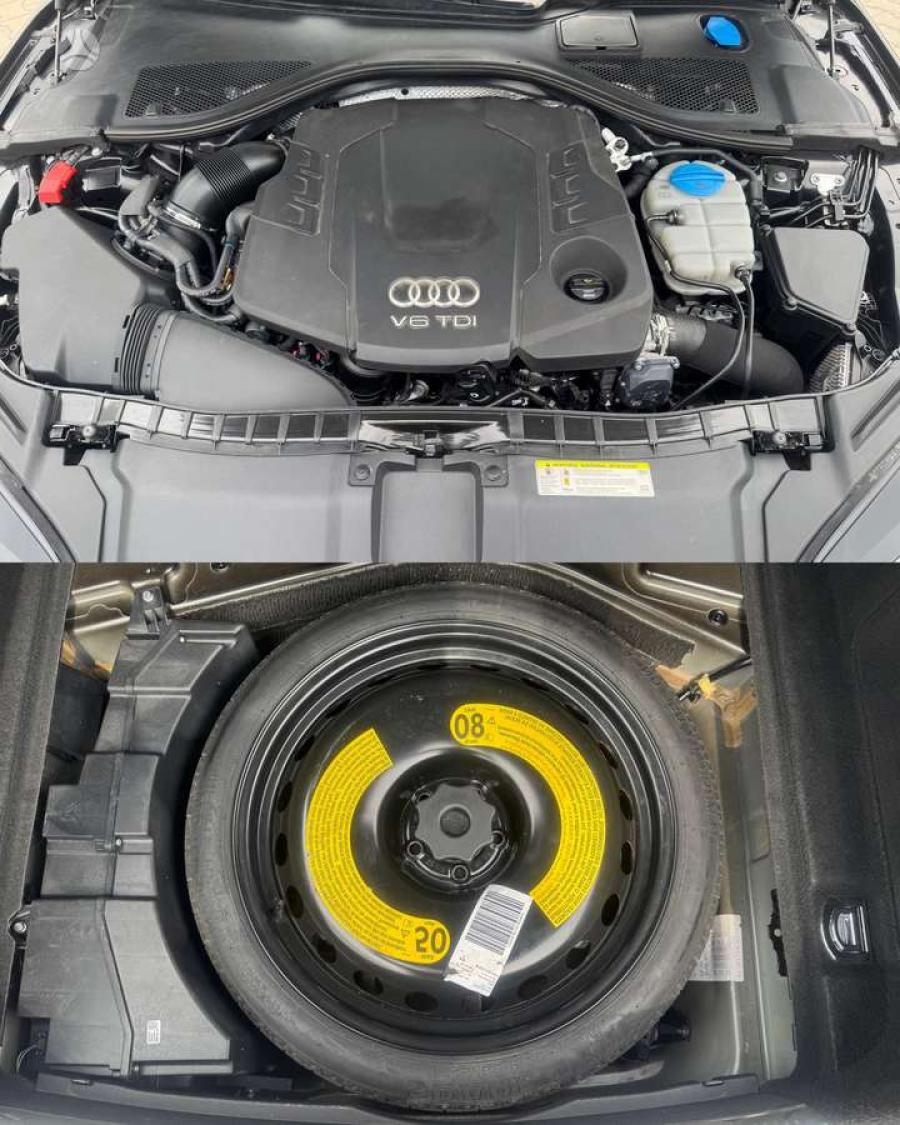 Black Audi A7 Sportback 2016 in Kaunas, with an engine capacity of 3.00 L and mileage of 261 thousand km for 16800 €, photo 40 on AUTOMOTO.COM.LV