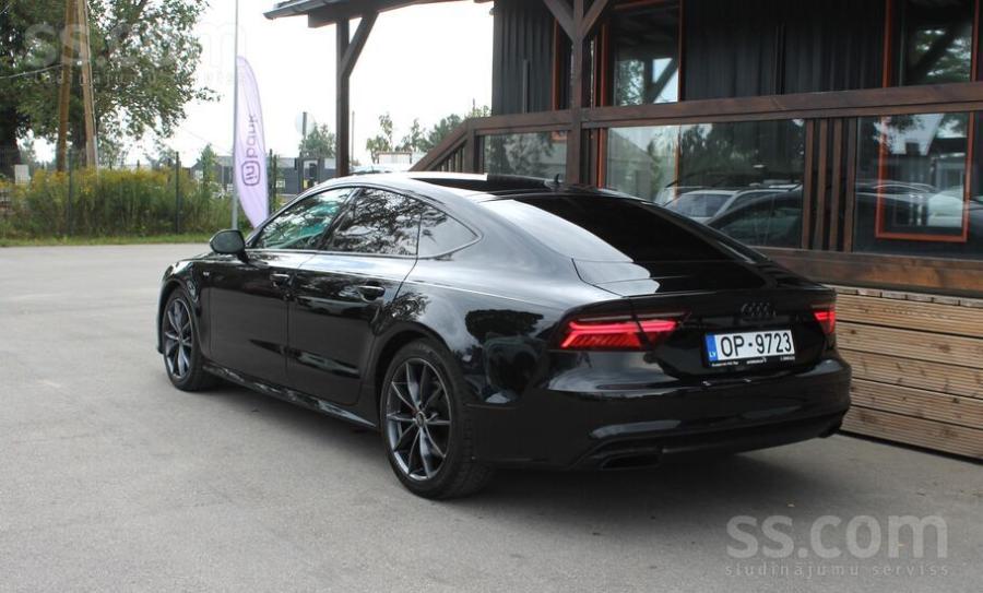 Melns Audi A7 Sportback 2016 Rīga, ar dzinēja tilpumu 3.00 L un nobraukumu 0 tūkst. km par 16400 €, foto 5 vietnē AUTOMOTO.COM.LV