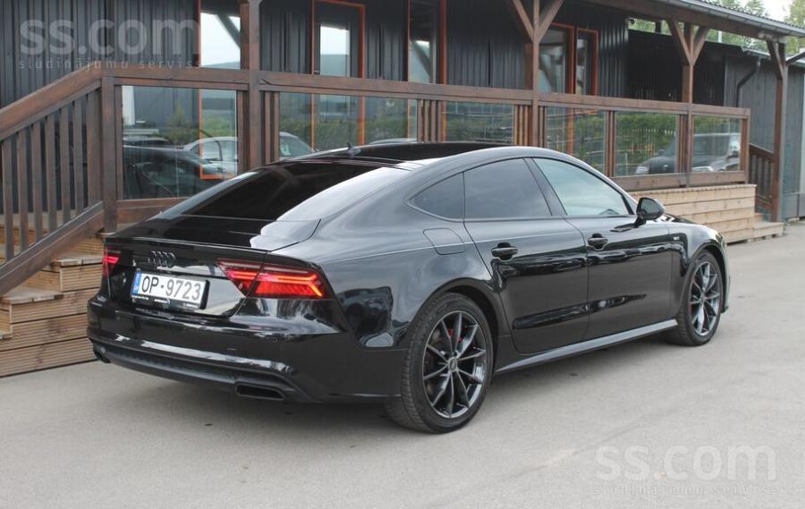 Melns Audi A7 Sportback 2016 Rīga, ar dzinēja tilpumu 3.00 L un nobraukumu 0 tūkst. km par 16400 €, foto 7 vietnē AUTOMOTO.COM.LV