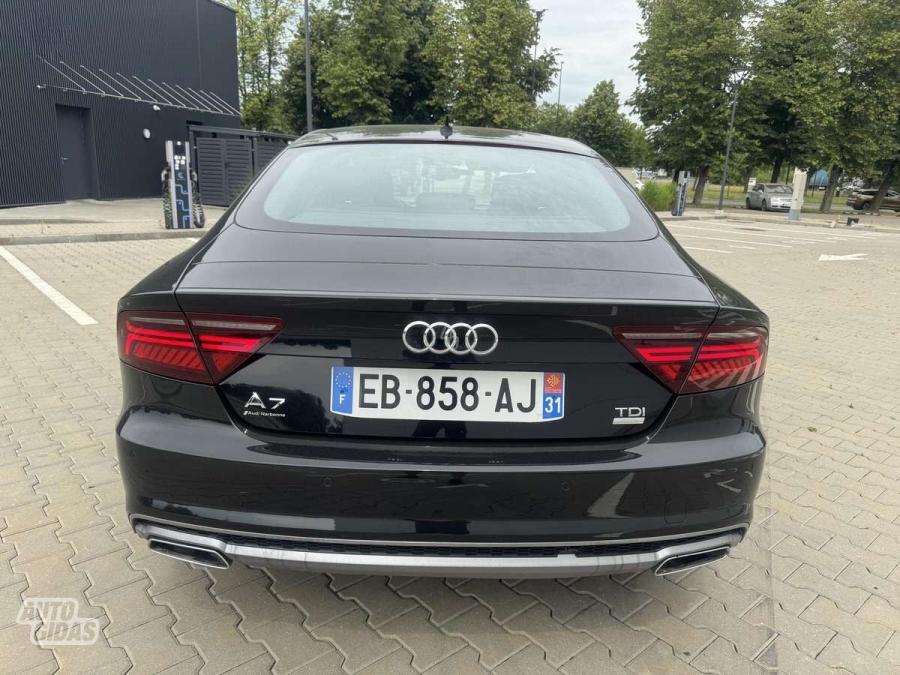 Melns Audi A7 Sportback 2016 Kauņa, ar dzinēja tilpumu 3.00 L un nobraukumu 261 tūkst. km par 16300 €, foto 8 vietnē AUTOMOTO.COM.LV