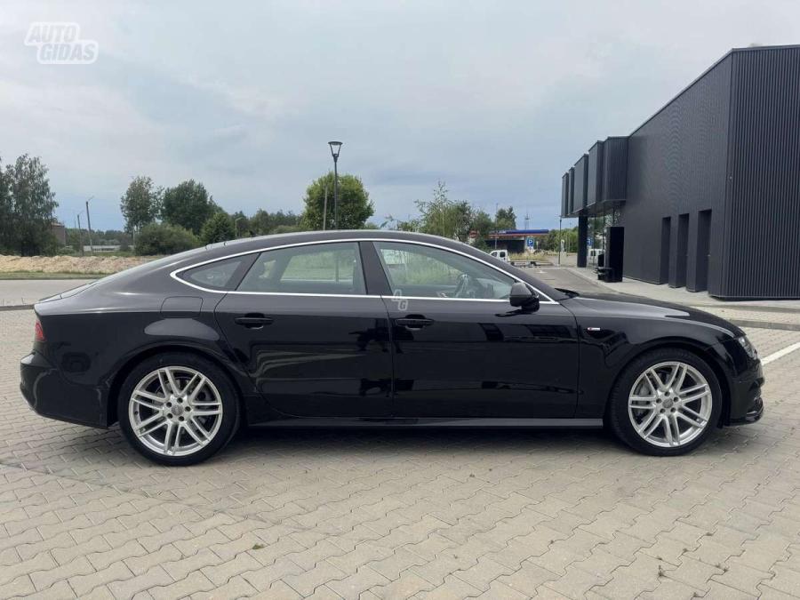 Melns Audi A7 Sportback 2016 Kauņa, ar dzinēja tilpumu 3.00 L un nobraukumu 261 tūkst. km par 16300 €, foto 9 vietnē AUTOMOTO.COM.LV
