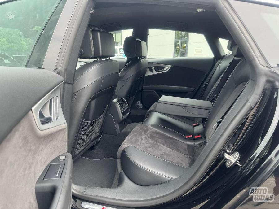 Melns Audi A7 Sportback 2016 Kauņa, ar dzinēja tilpumu 3.00 L un nobraukumu 261 tūkst. km par 16300 €, foto 15 vietnē AUTOMOTO.COM.LV