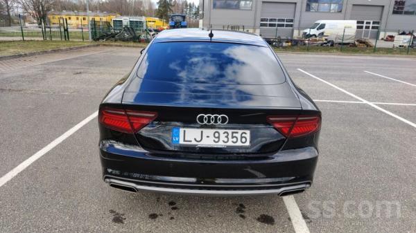 Black Audi A7 Sportback 2017 in Riga, with an engine capacity of 3.00 L and mileage of 245 thousand km for 16499 €, photo 4 on AUTOMOTO.COM.LV