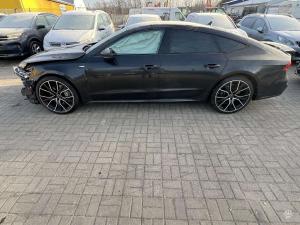 Black Audi A7 Sportback 2018 in Kaunas, with an engine capacity of 3.00 L and mileage of 175 thousand km for 18700 €, photo 2 on AUTOMOTO.COM.LV