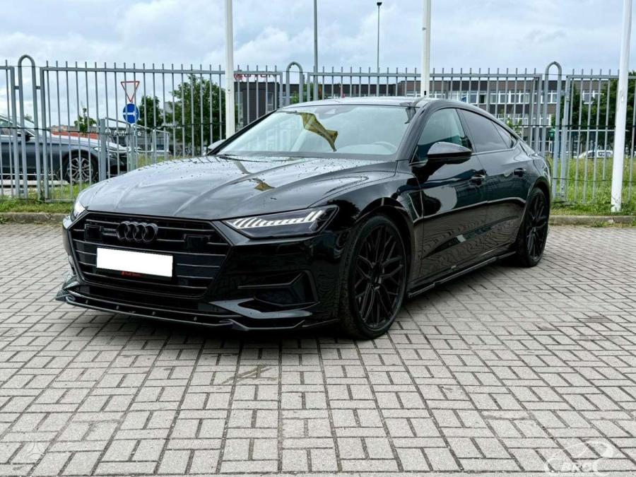 Melns Audi A7 Sportback 2018 Viļņa, ar dzinēja tilpumu 2.97 L un nobraukumu 102 tūkst. km par 32900 €, foto 1 vietnē AUTOMOTO.COM.LV