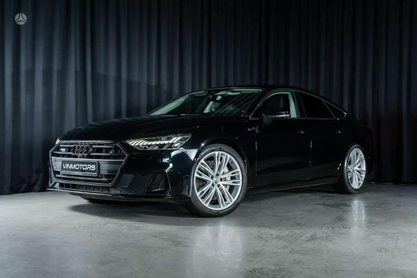 Black Audi A7 Sportback 2019 in Vilnius, with an engine capacity of 3.00 L and mileage of 123 thousand km for 33998 €, photo 1 on AUTOMOTO.COM.LV
