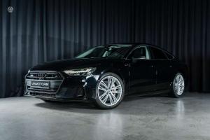 Melns Audi A7 Sportback 2019 Viļņa, ar dzinēja tilpumu 3.00 L un nobraukumu 123 tūkst. km par 33998 €, foto  vietnē AUTOMOTO.COM.LV