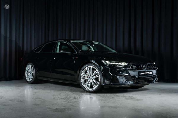 Black Audi A7 Sportback 2019 in Vilnius, with an engine capacity of 3.00 L and mileage of 123 thousand km for 33998 €, photo 3 on AUTOMOTO.COM.LV