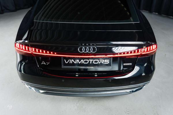 Black Audi A7 Sportback 2019 in Vilnius, with an engine capacity of 3.00 L and mileage of 123 thousand km for 33998 €, photo 7 on AUTOMOTO.COM.LV
