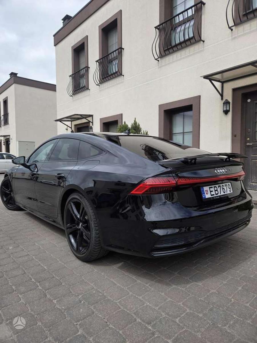 Melns Audi A7 Sportback 2021 Kauņa, ar dzinēja tilpumu 2.00 L un nobraukumu 167 tūkst. km par 39900 €, foto 6 vietnē AUTOMOTO.COM.LV