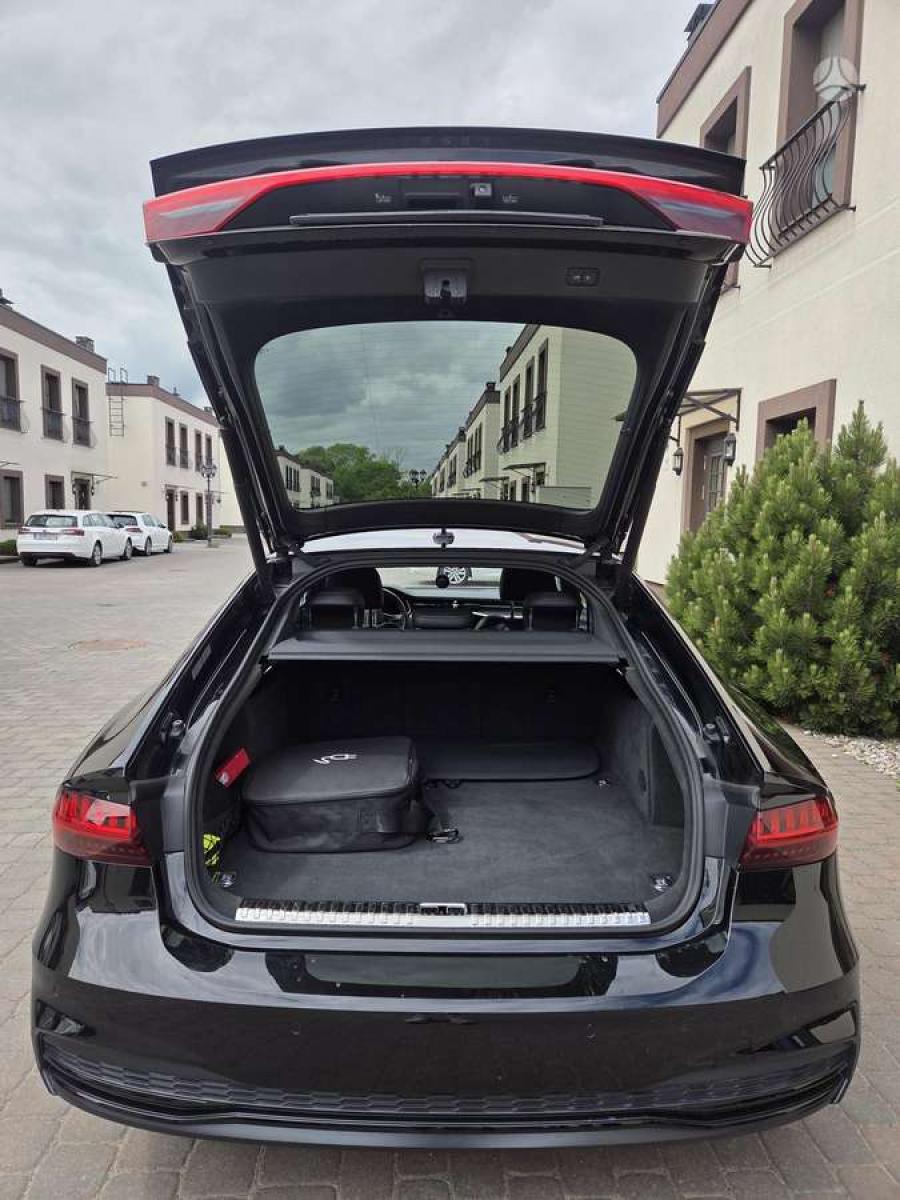 Melns Audi A7 Sportback 2021 Kauņa, ar dzinēja tilpumu 2.00 L un nobraukumu 167 tūkst. km par 39900 €, foto 9 vietnē AUTOMOTO.COM.LV