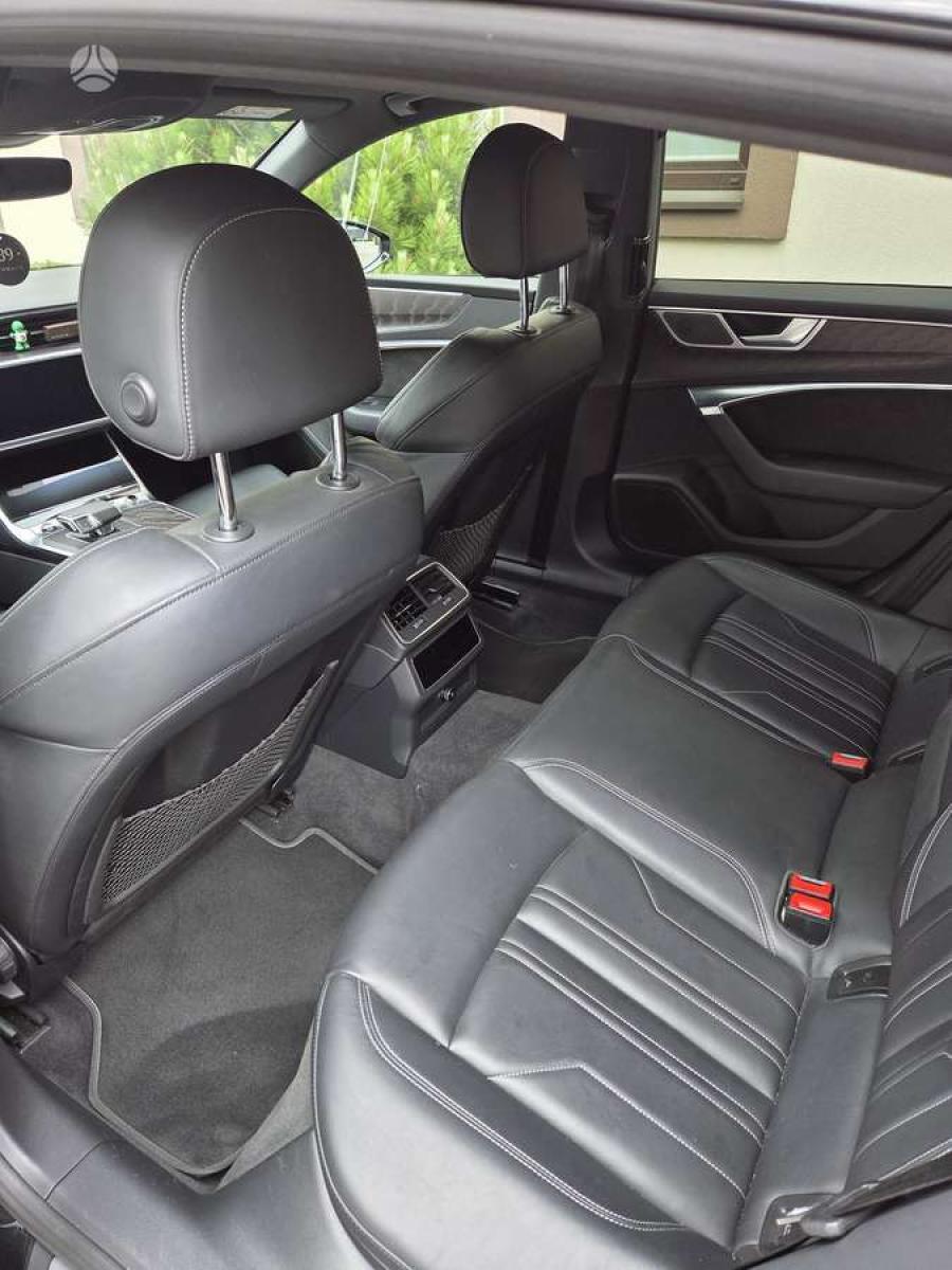 Melns Audi A7 Sportback 2021 Kauņa, ar dzinēja tilpumu 2.00 L un nobraukumu 167 tūkst. km par 39900 €, foto 13 vietnē AUTOMOTO.COM.LV