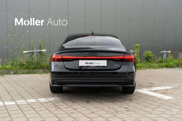 Black Audi A7 Sportback 2025 in Vilnius, with an engine capacity of 2.00 L and mileage of 26 thousand km for 51550 €, photo 5 on AUTOMOTO.COM.LV