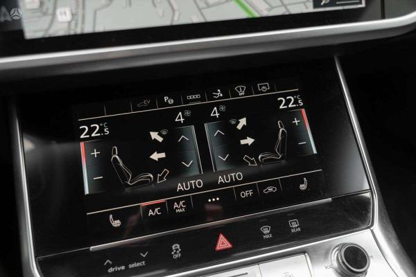Black Audi A7 Sportback 2025 in Vilnius, with an engine capacity of 2.00 L and mileage of 26 thousand km for 51550 €, photo 9 on AUTOMOTO.COM.LV
