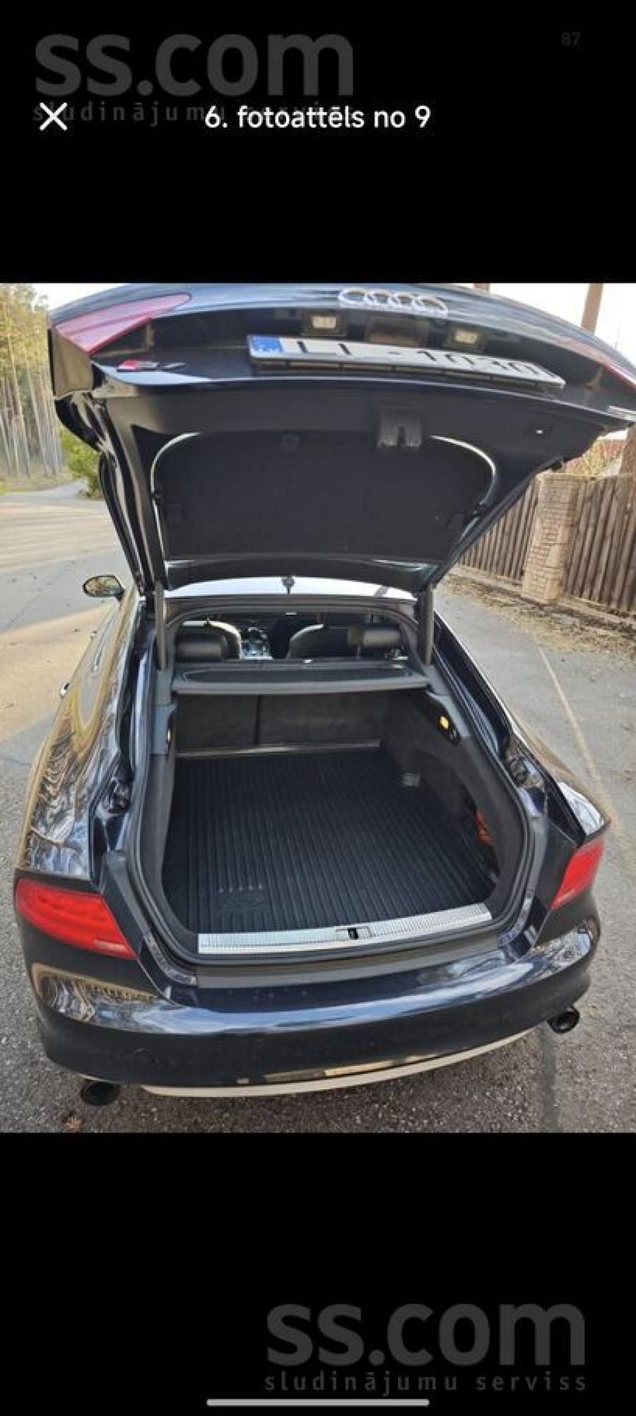 Blue Audi A7 Sportback 2012 in Riga, with an engine capacity of 3.00 L and mileage of 240 thousand km for 14000 €, photo 6 on AUTOMOTO.COM.LV