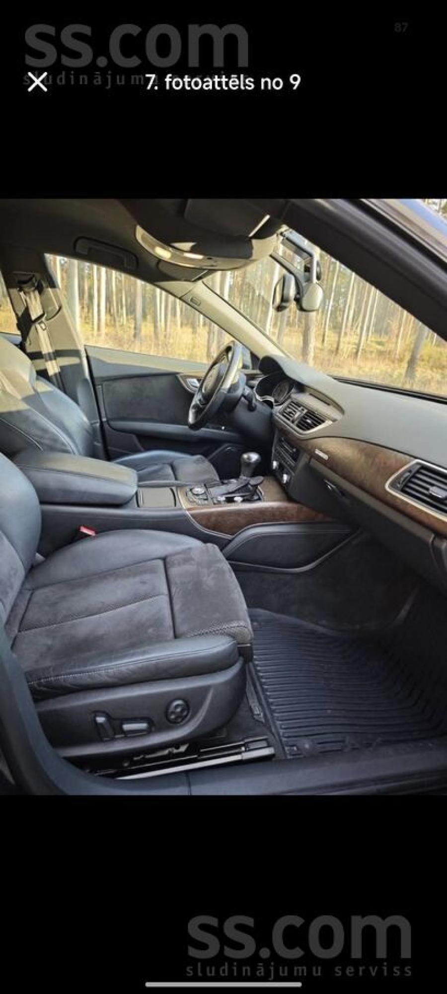 Blue Audi A7 Sportback 2012 in Riga, with an engine capacity of 3.00 L and mileage of 240 thousand km for 14000 €, photo 7 on AUTOMOTO.COM.LV