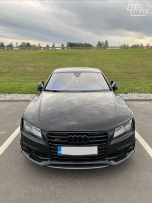 Zils Audi A7 Sportback 2011 Viļņa, ar dzinēja tilpumu 3.00 L un nobraukumu 350 tūkst. km par 13300 €, foto  vietnē AUTOMOTO.COM.LV