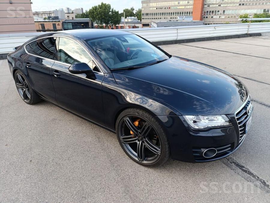 Zils Audi A7 Sportback 2011 Rīga, ar dzinēja tilpumu 3.00 L un nobraukumu 0 tūkst. km par 10999 €, foto 1 vietnē AUTOMOTO.COM.LV