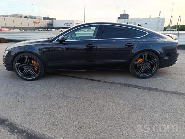 Blue Audi A7 Sportback 2011 in Riga, with an engine capacity of 3.00 L and mileage of 0 thousand km for 10999 €, photo 3 on AUTOMOTO.COM.LV