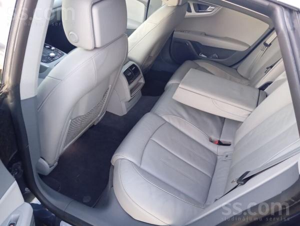 Blue Audi A7 Sportback 2011 in Riga, with an engine capacity of 3.00 L and mileage of 0 thousand km for 10999 €, photo 8 on AUTOMOTO.COM.LV