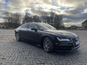 Blue Audi A7 Sportback 2012 in Silute, with an engine capacity of 3.00 L and mileage of 260 thousand km for 12500 €, photo 4 on AUTOMOTO.COM.LV