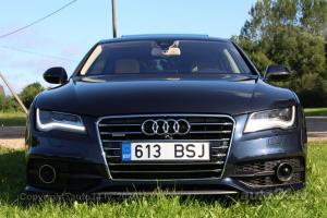 Blue Audi A7 Sportback 2012 in Karksi-Nuia, with an engine capacity of 3.00 L and mileage of 341 thousand km for 18500 €, photo 4 on AUTOMOTO.COM.LV