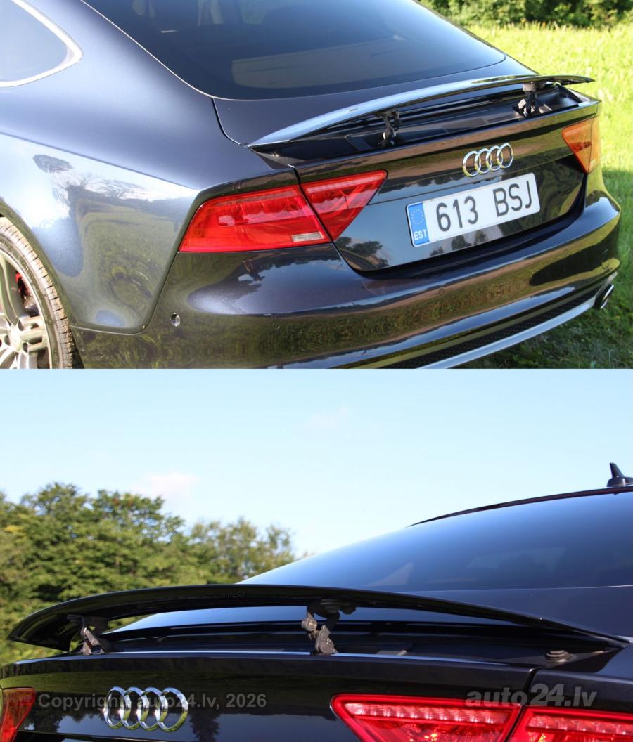 Blue Audi A7 Sportback 2012 in Karksi-Nuia, with an engine capacity of 3.00 L and mileage of 341 thousand km for 18500 €, photo 8 on AUTOMOTO.COM.LV