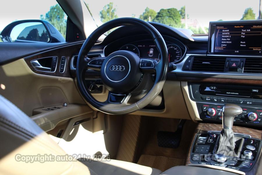 Blue Audi A7 Sportback 2012 in Karksi-Nuia, with an engine capacity of 3.00 L and mileage of 341 thousand km for 18500 €, photo 13 on AUTOMOTO.COM.LV