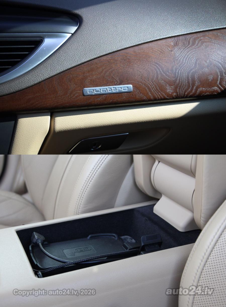 Blue Audi A7 Sportback 2012 in Karksi-Nuia, with an engine capacity of 3.00 L and mileage of 341 thousand km for 18500 €, photo 17 on AUTOMOTO.COM.LV