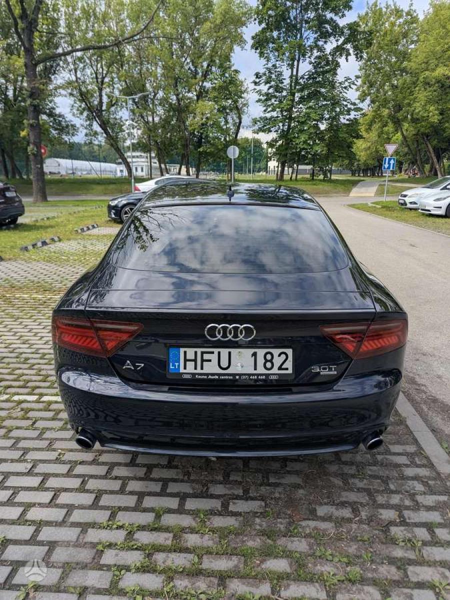 Zils Audi A7 Sportback 2012 Kauņa, ar dzinēja tilpumu 3.00 L un nobraukumu 149 tūkst. km par 12500 €, foto 4 vietnē AUTOMOTO.COM.LV