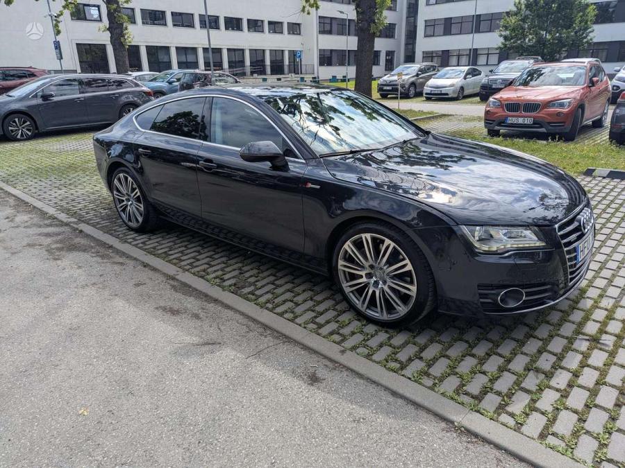Zils Audi A7 Sportback 2012 Kauņa, ar dzinēja tilpumu 3.00 L un nobraukumu 149 tūkst. km par 12500 €, foto 7 vietnē AUTOMOTO.COM.LV