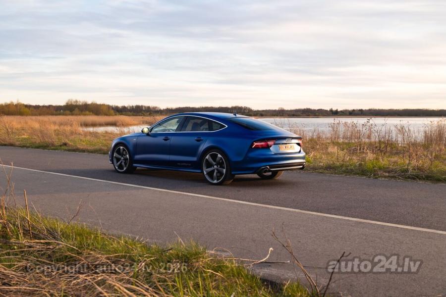 Zils Audi A7 Sportback 2014 Tallina, ar dzinēja tilpumu 3.00 L un nobraukumu 243 tūkst. km par 18999 €, foto 4 vietnē AUTOMOTO.COM.LV