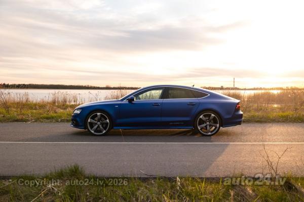 Blue Audi A7 Sportback 2014 in Tallinn, with an engine capacity of 3.00 L and mileage of 243 thousand km for 18999 €, photo 5 on AUTOMOTO.COM.LV