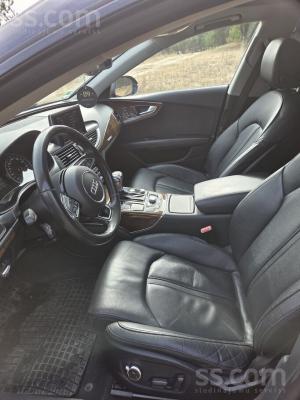 Zils Audi A7 Sportback 2014 Daugavpils, ar dzinēja tilpumu 3.00 L un nobraukumu 185 tūkst. km par 12900 €, foto 4 vietnē AUTOMOTO.COM.LV