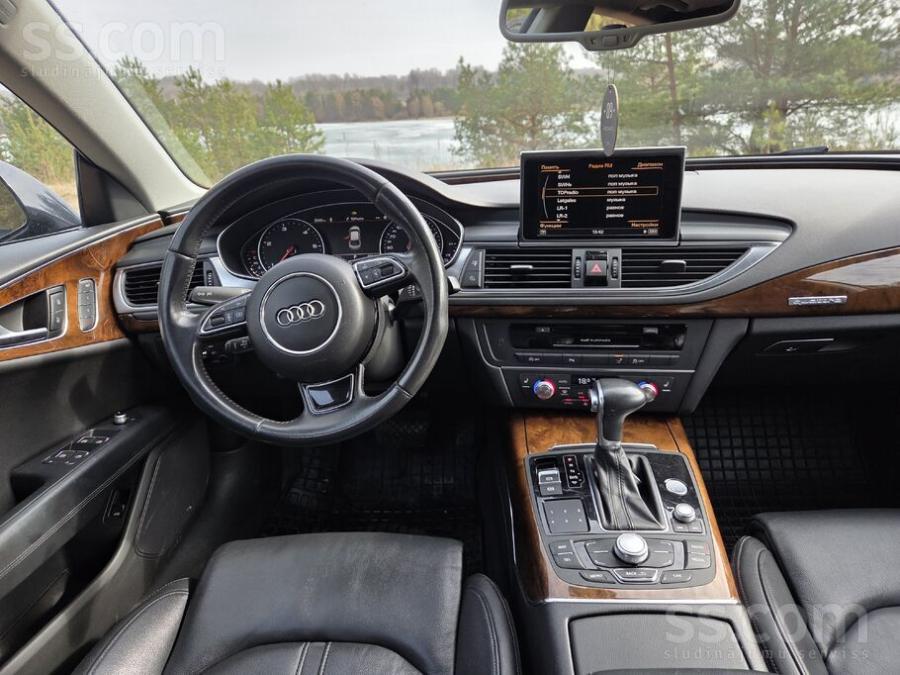 Zils Audi A7 Sportback 2014 Daugavpils, ar dzinēja tilpumu 3.00 L un nobraukumu 185 tūkst. km par 12900 €, foto 5 vietnē AUTOMOTO.COM.LV