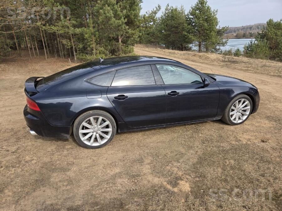 Zils Audi A7 Sportback 2014 Daugavpils, ar dzinēja tilpumu 3.00 L un nobraukumu 185 tūkst. km par 12900 €, foto 8 vietnē AUTOMOTO.COM.LV