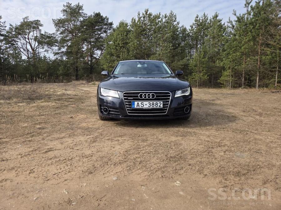 Zils Audi A7 Sportback 2014 Daugavpils, ar dzinēja tilpumu 3.00 L un nobraukumu 185 tūkst. km par 12900 €, foto 10 vietnē AUTOMOTO.COM.LV