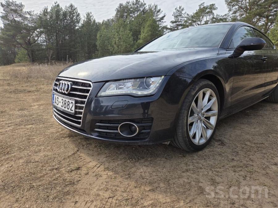 Zils Audi A7 Sportback 2014 Daugavpils, ar dzinēja tilpumu 3.00 L un nobraukumu 185 tūkst. km par 12900 €, foto 13 vietnē AUTOMOTO.COM.LV