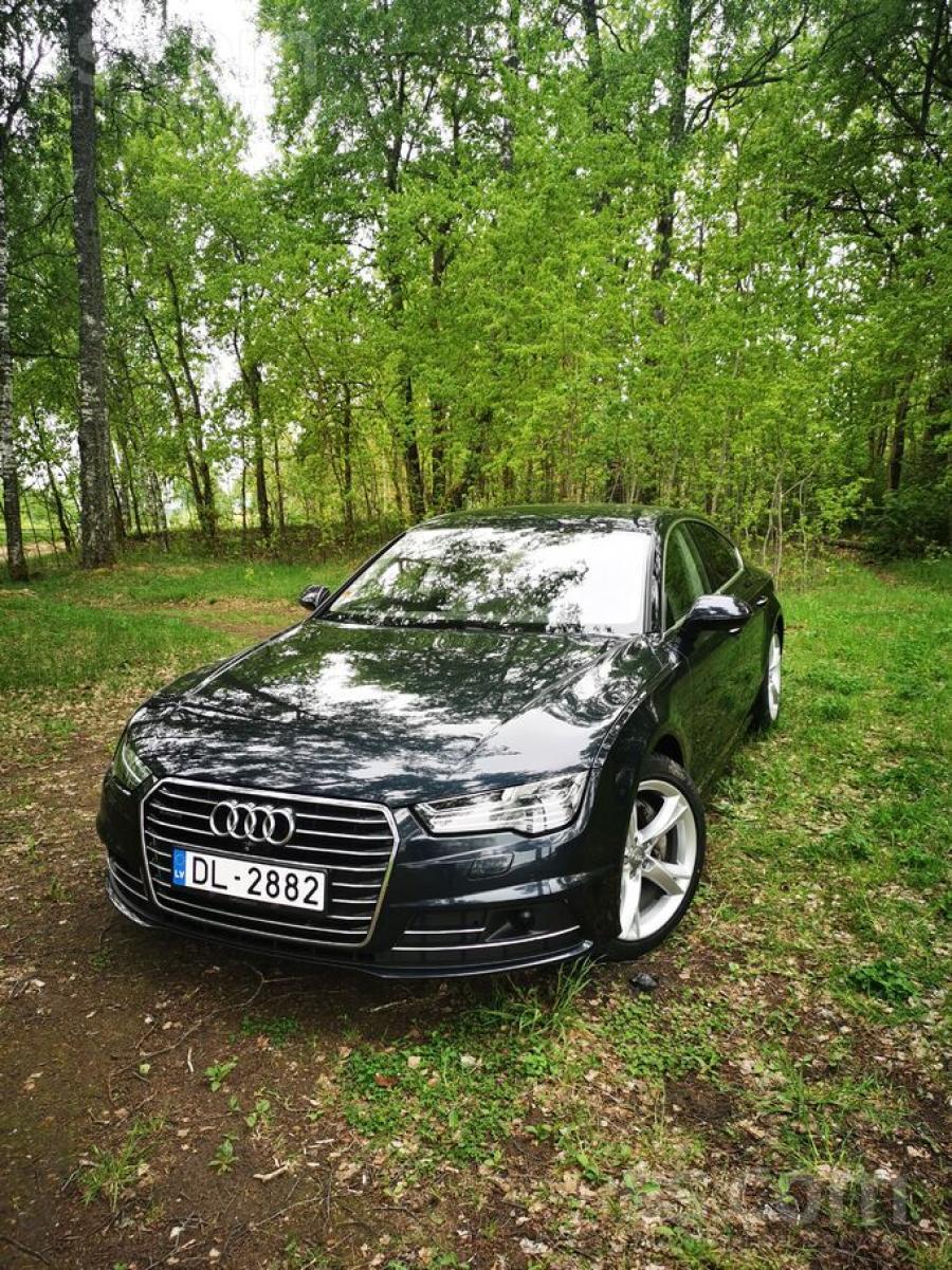 Zils Audi A7 Sportback 2015 Aizkraukle, ar dzinēja tilpumu 3.00 L un nobraukumu 245 tūkst. km par 17500 €, foto 4 vietnē AUTOMOTO.COM.LV