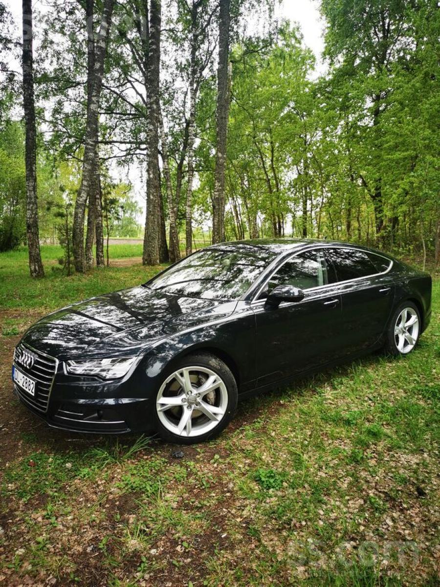 Zils Audi A7 Sportback 2015 Aizkraukle, ar dzinēja tilpumu 3.00 L un nobraukumu 245 tūkst. km par 17500 €, foto 6 vietnē AUTOMOTO.COM.LV