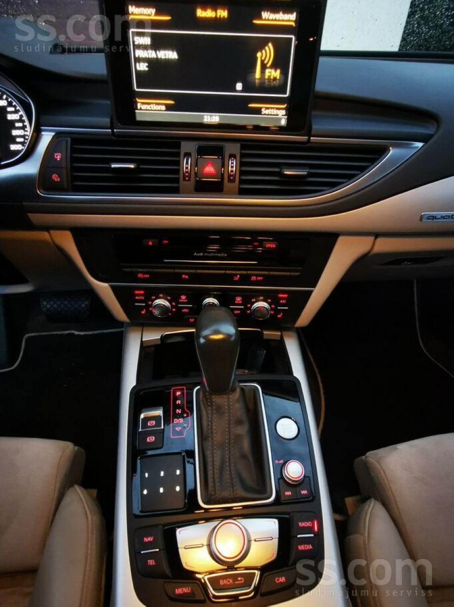 Zils Audi A7 Sportback 2015 Aizkraukle, ar dzinēja tilpumu 3.00 L un nobraukumu 245 tūkst. km par 17500 €, foto 10 vietnē AUTOMOTO.COM.LV