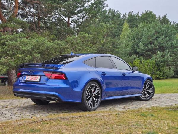 Zils Audi A7 Sportback 2015 Rīga, ar dzinēja tilpumu 3.00 L un nobraukumu 186 tūkst. km par 19777 €, foto 4 vietnē AUTOMOTO.COM.LV