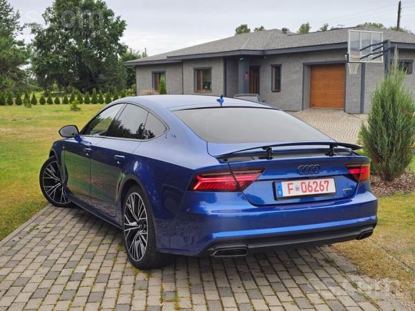 Zils Audi A7 Sportback 2015 Rīga, ar dzinēja tilpumu 3.00 L un nobraukumu 186 tūkst. km par 19777 €, foto 6 vietnē AUTOMOTO.COM.LV