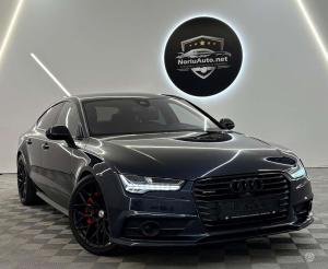 Blue Audi A7 Sportback 2015 in Marijampole, with an engine capacity of 2.97 L and mileage of 250 thousand km for 19999 €, photo  on AUTOMOTO.COM.LV