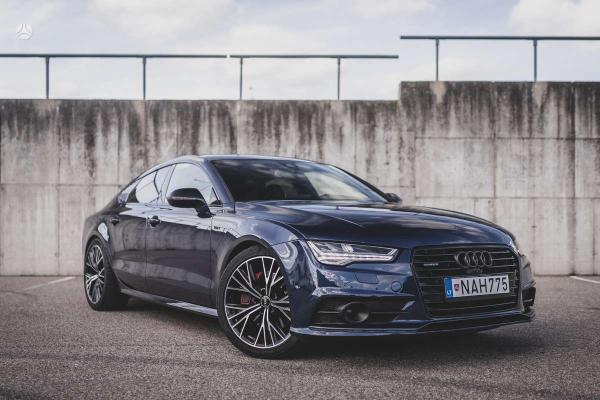 Zils Audi A7 Sportback 2015 Viļņa, ar dzinēja tilpumu 2.97 L un nobraukumu 237 tūkst. km par 24999 €, foto 1 vietnē AUTOMOTO.COM.LV