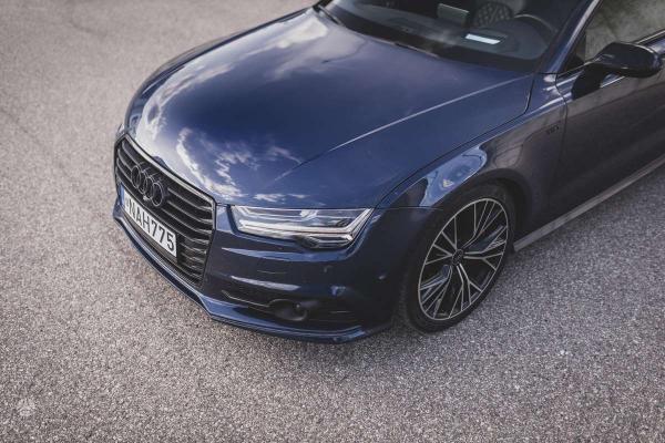 Zils Audi A7 Sportback 2015 Viļņa, ar dzinēja tilpumu 2.97 L un nobraukumu 237 tūkst. km par 24999 €, foto 2 vietnē AUTOMOTO.COM.LV