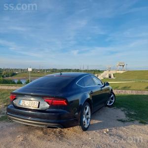 Blue Audi A7 Sportback 2015 in Aizkraukle, with an engine capacity of 3.00 L and mileage of 245 thousand km for 17000 €, photo 5 on AUTOMOTO.COM.LV