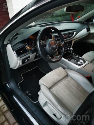 Blue Audi A7 Sportback 2015 in Aizkraukle, with an engine capacity of 3.00 L and mileage of 245 thousand km for 17000 €, photo 11 on AUTOMOTO.COM.LV